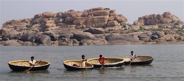 Coracle Ride - Hampi - Connecting Traveller